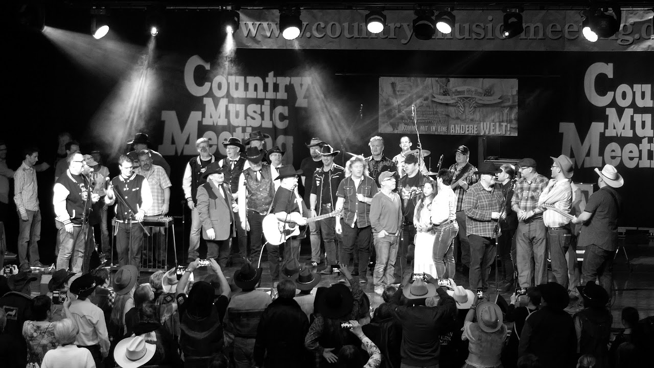 Country Music Meeting Allstars - singing on stage - YouTube