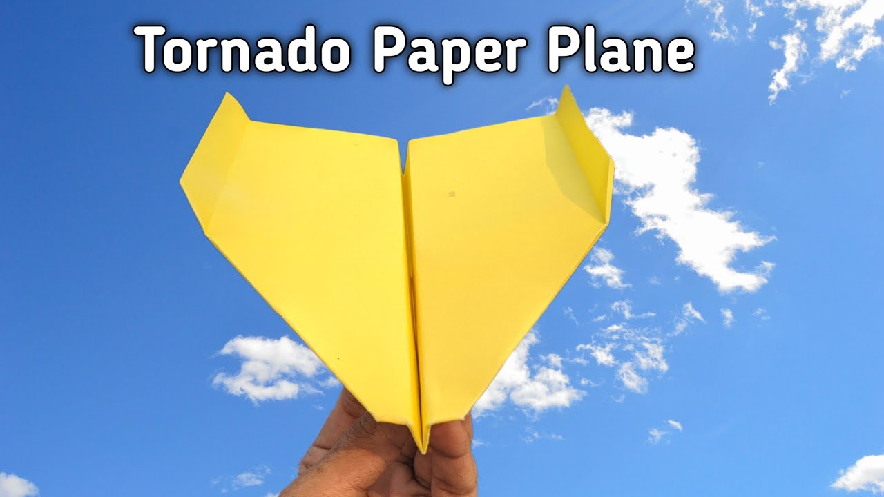 how to make paper airplane | tornado paper plane | paper airplane | BD ...