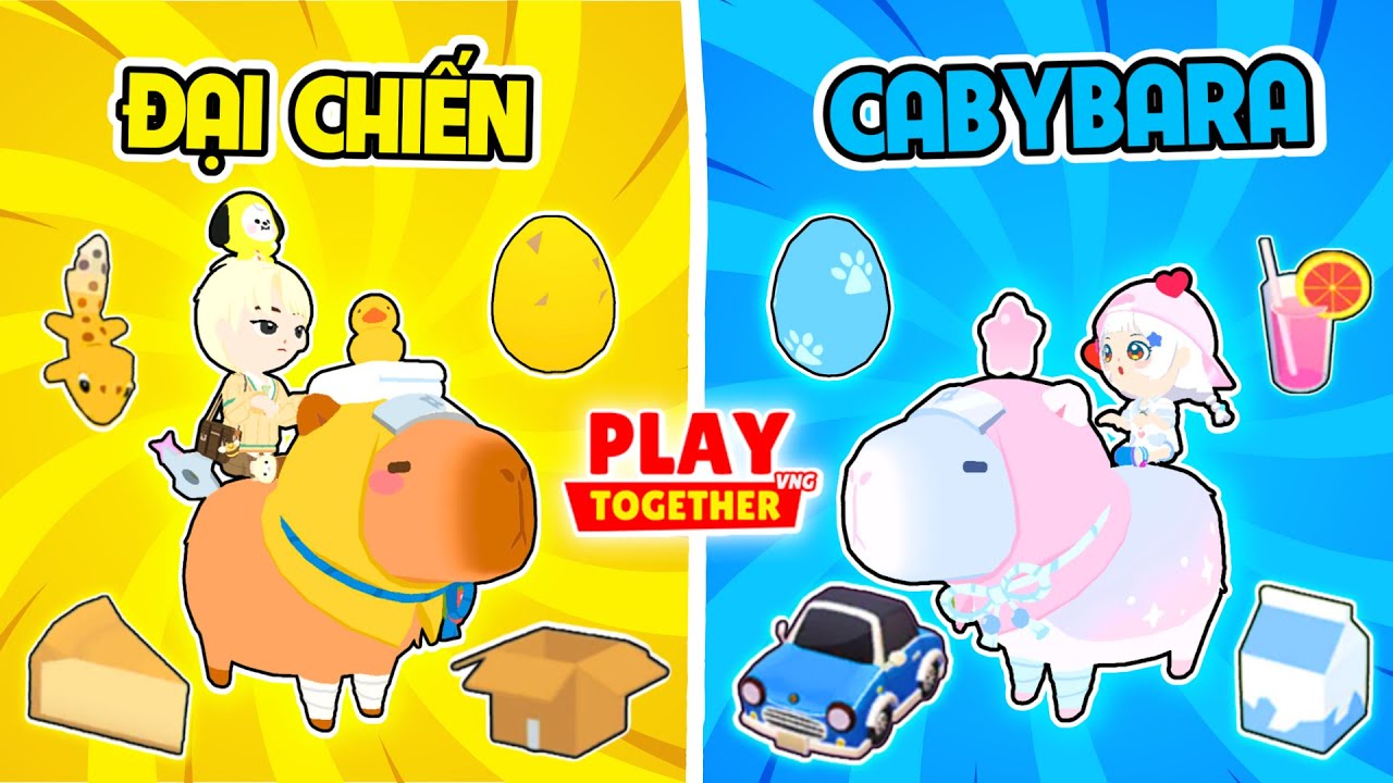 PLAY TOGETHER | BEDY SOLO TÌM TẤT CẢ ĐỒ THEO MÀU SẮC PET CAPYBARA CÙNG ...