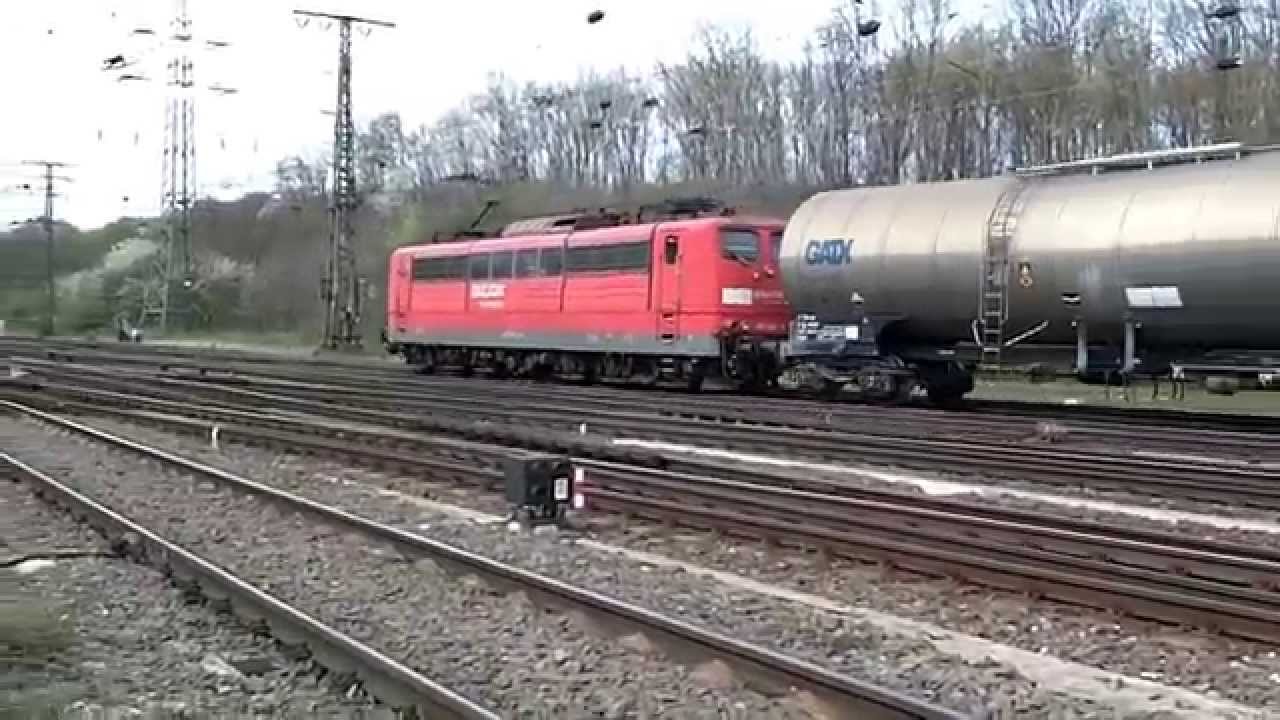 DB Class(BR)151 with Unit Cargo Train at Cologne Gremberg Germany 2-4 ...
