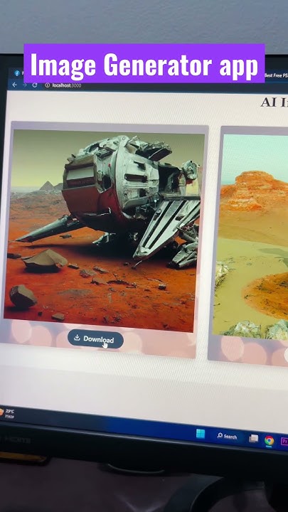 Build Amazing Image Generator AI Apps 😍 #aiapplications #openai # ...
