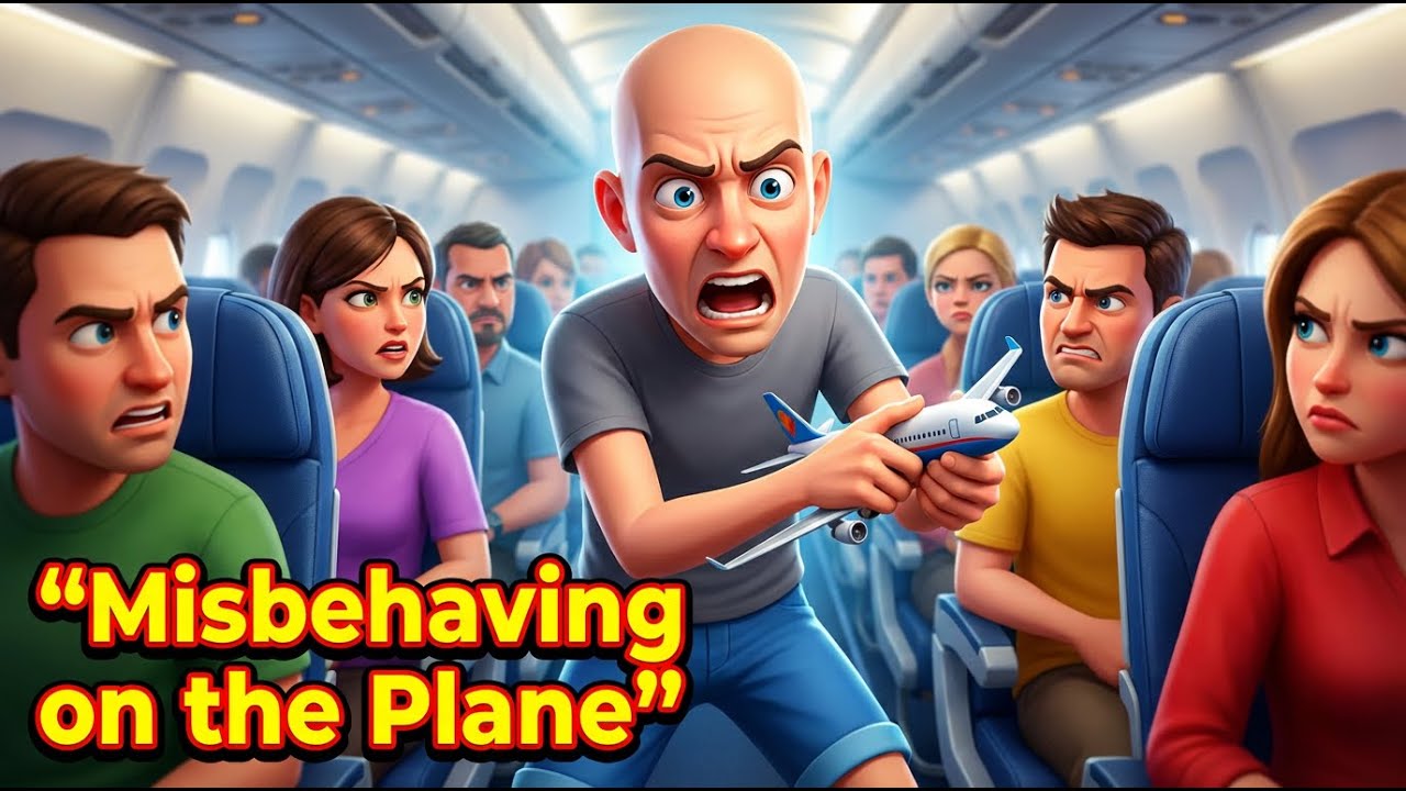 Classic Caillou Mîsbehaves on a plane to Egypt / Christmas party ...