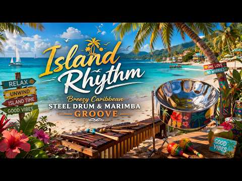 Island Rhythm | Breezy Caribbean Steel Drum & Marimba Groove (Tropical Chill Vibes)