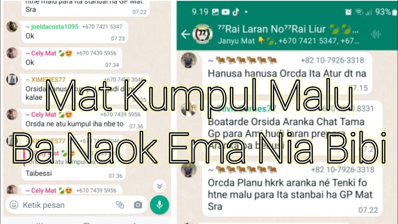 Mat Sira II Kumpul Malu Ba Naok Ema Nia Bibi II - YouTube