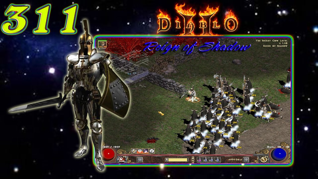 Diablo 2 Reign of Shadow : Paladin cùng với thế giới bò và những viên ...