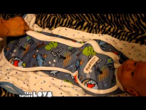 Пеленка-кокон - YouTube