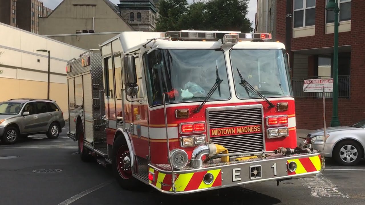 Reading Fire Department Car 3 & Engine 1 Responding 6/19/17 - YouTube