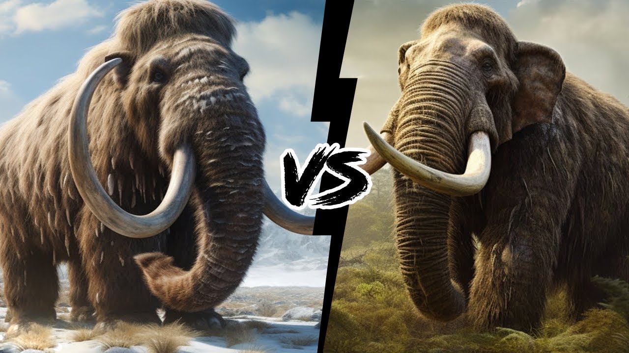 Mamute vs Mastodonte – Qual era mais poderoso? - YouTube