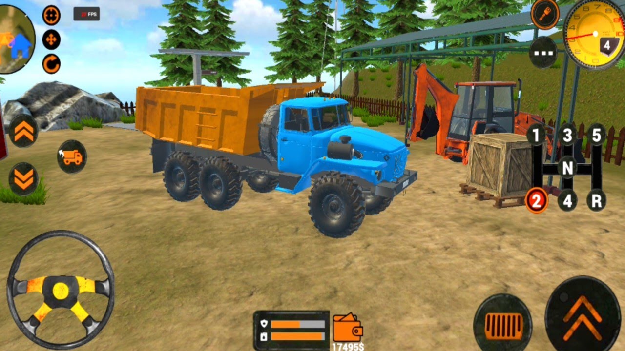 Dumper Truck Driver Simulator #4 - Offroad Backhoe Loder Game - Android ...
