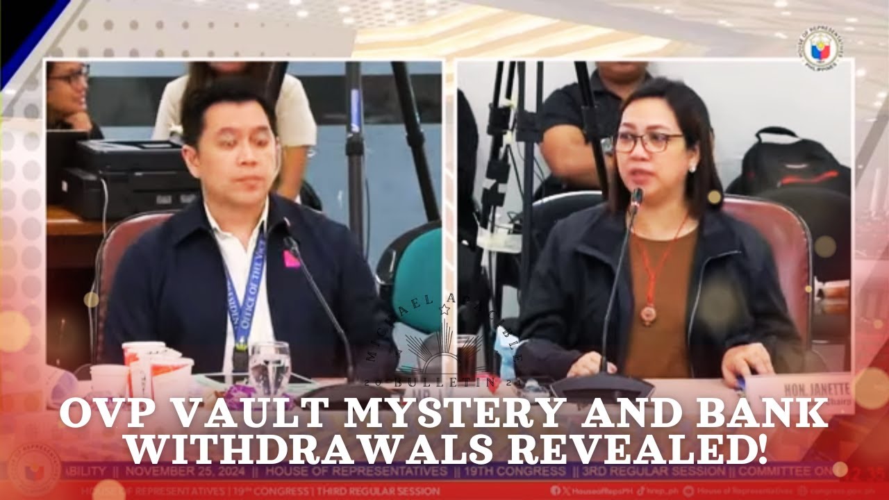 OVP Chief of Staff Lemuel Ortonio may ibang Version sa Pag Withdraw ng P125M - YouTube