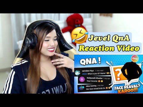 Girl Gamer Reacting to Jevel’s QnA video | Funniest QnA Everr 😂 - YouTube