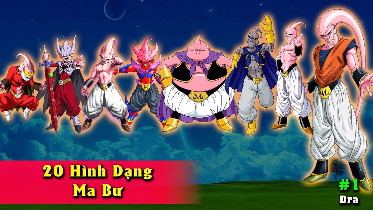 20 Hình Dạng Ma Bư - Majin Buu - YouTube