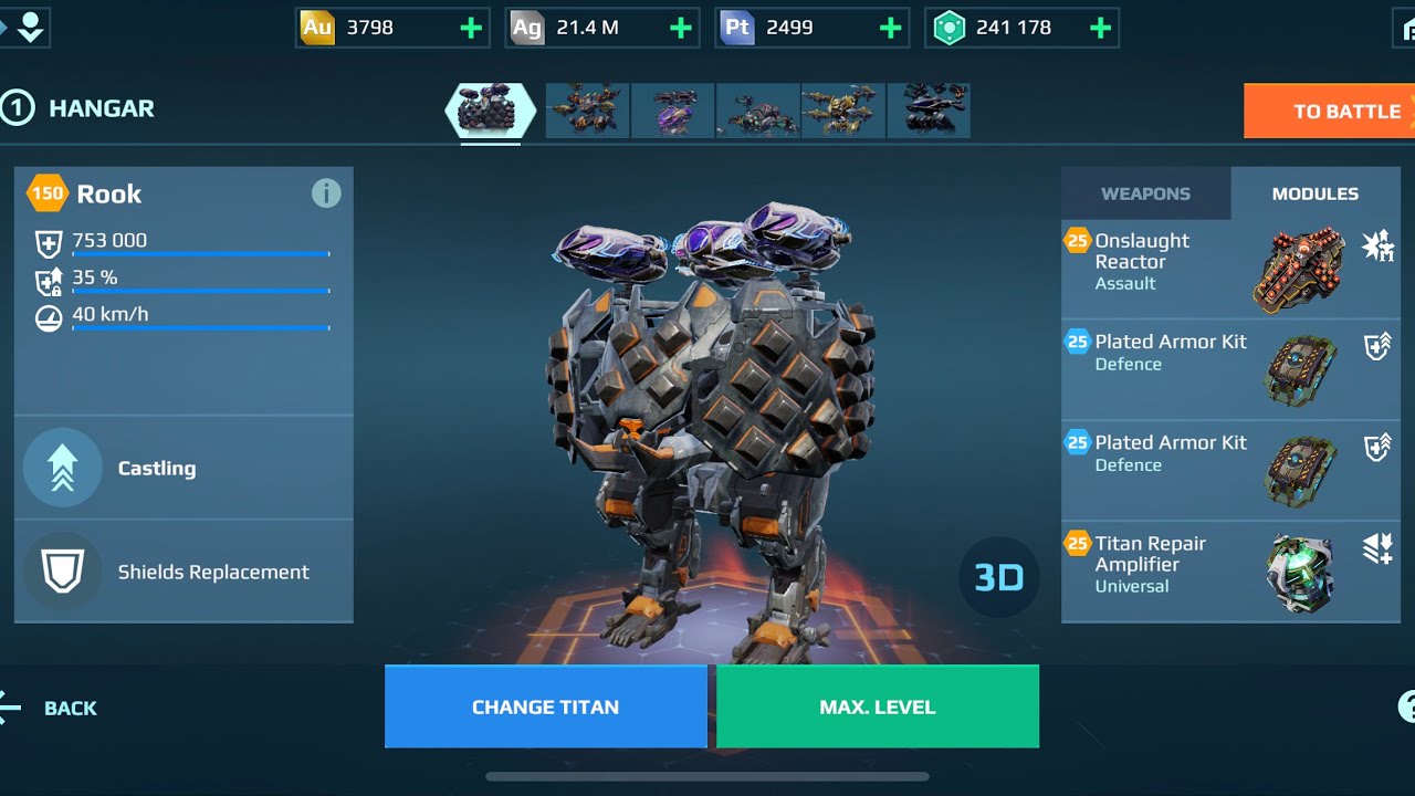 Super Rook Over Million HP | War Robots Gameplay - YouTube