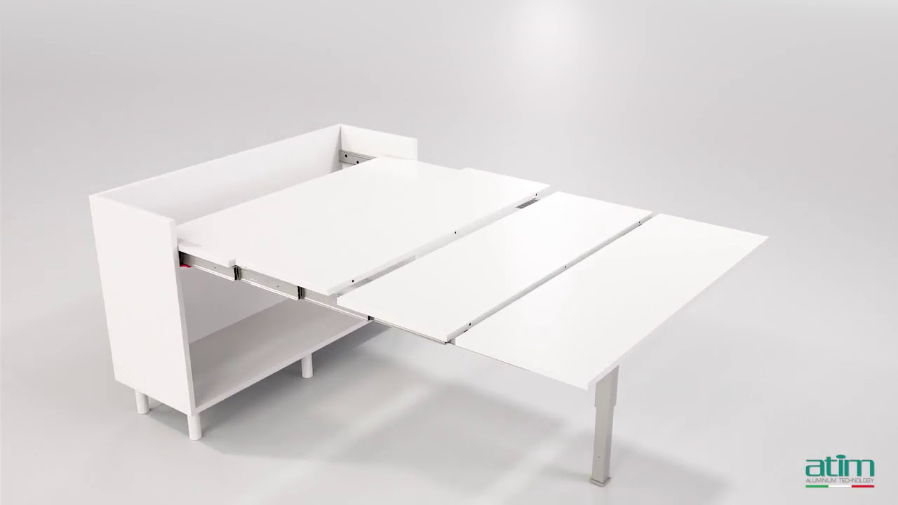 Atim - Mensola T-Able +39 - 1350 mm extractable table from a 39 cm ...