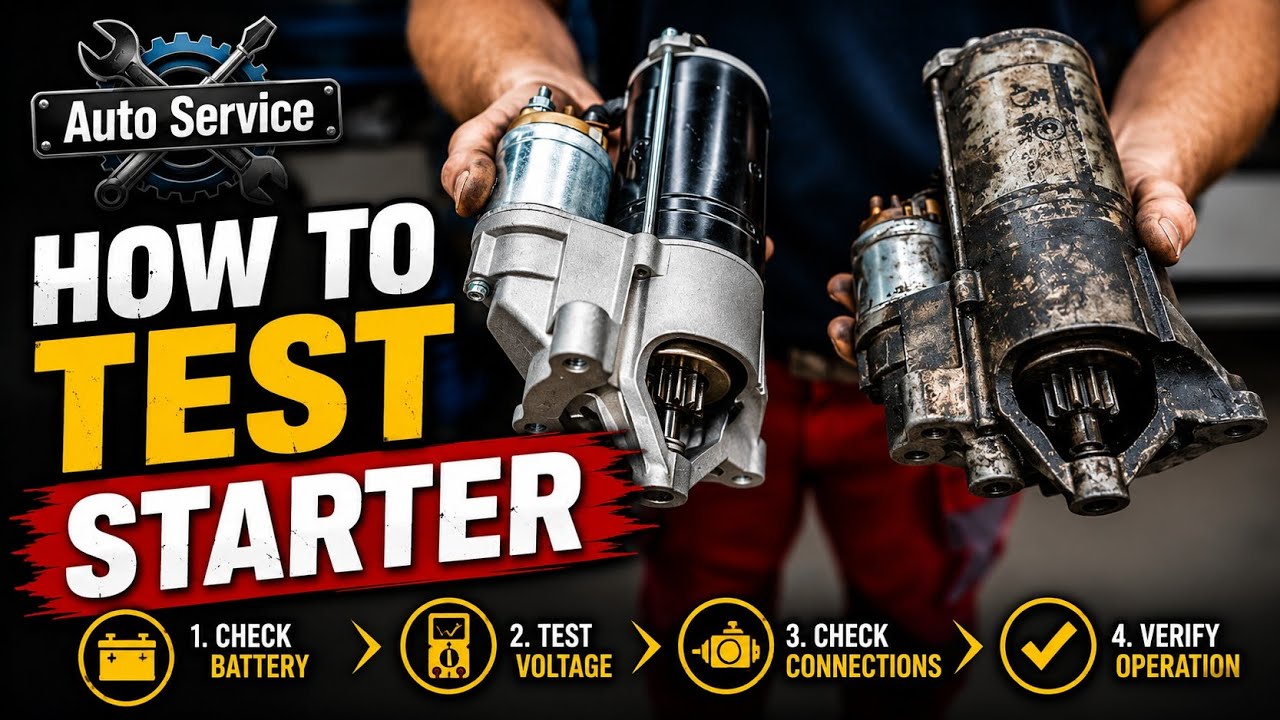 How to Change the Starter Bendix - YouTube