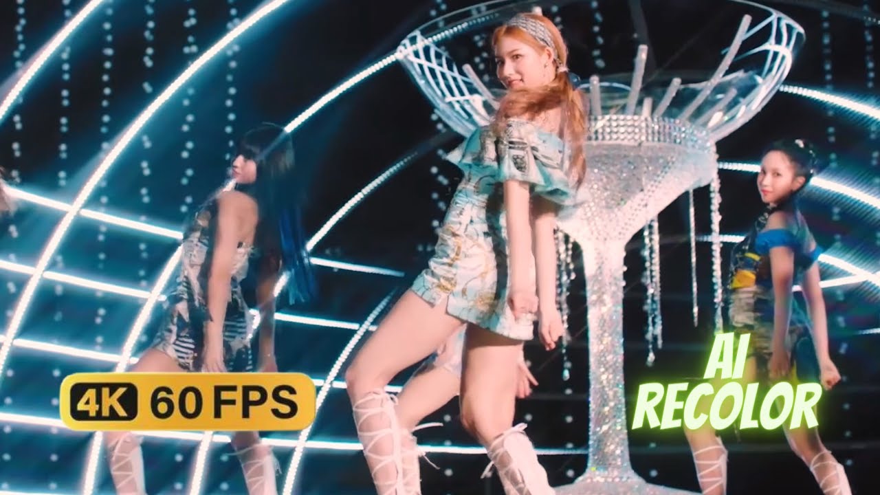 Twice 'Alcohol Free' Mv [4K & 60FPS & AI RECOLOR] - YouTube