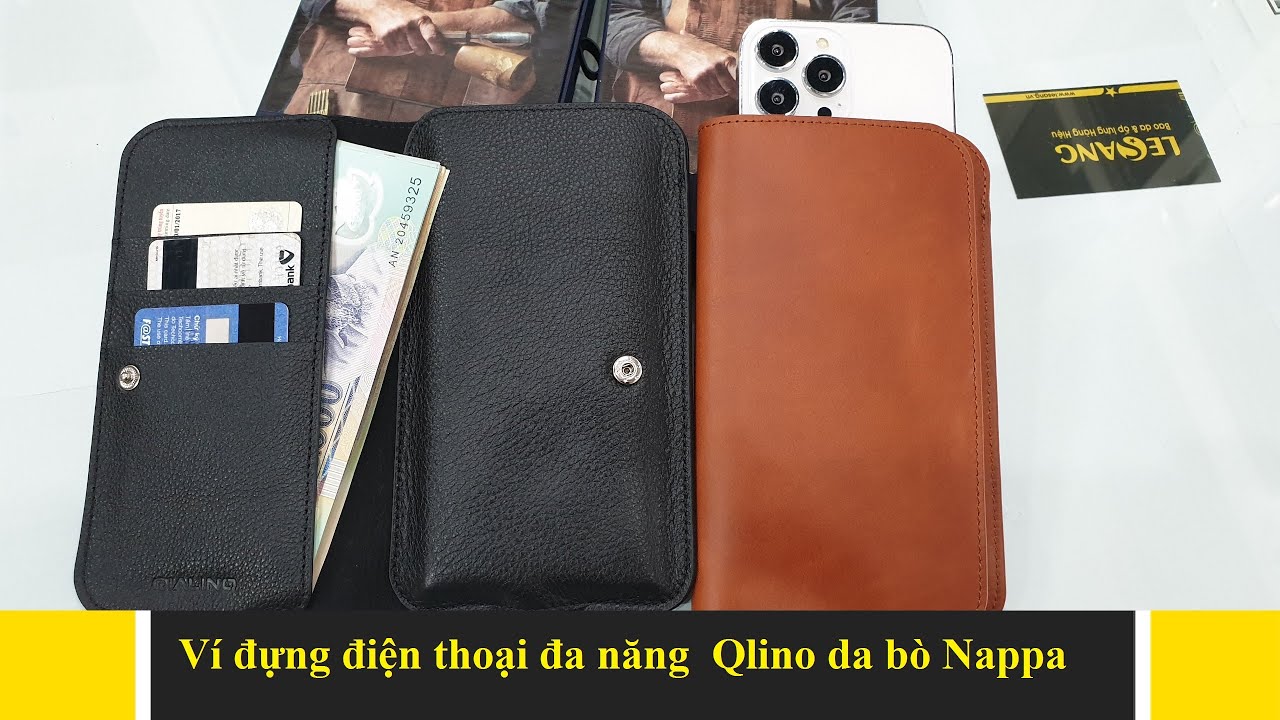 Ví đựng điện thoại đa năng, tiện lợi cho iPhone/Samsung/Oppo... Qlino ...