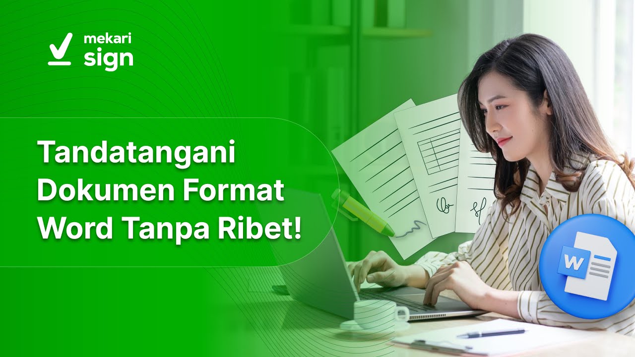 Cara Tanda Tangan di Dokumen Word, Selesai Gak Sampai 2 Menit! - YouTube