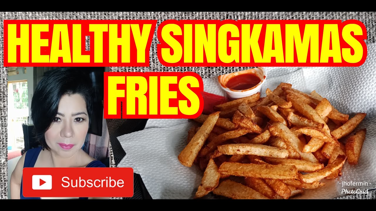 JICAMA FRIES | HEALTHY SINGKAMAS FRIES | DIET BUDGETARIAN - YouTube