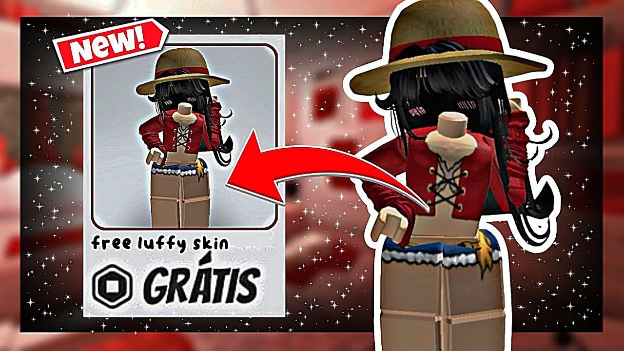 COMO CRIAR SUA SKIN DO LUFFY GRÁTIS E FÁCIL - ONE PIECE NO ESTILO! 🏴‍☠️ ...