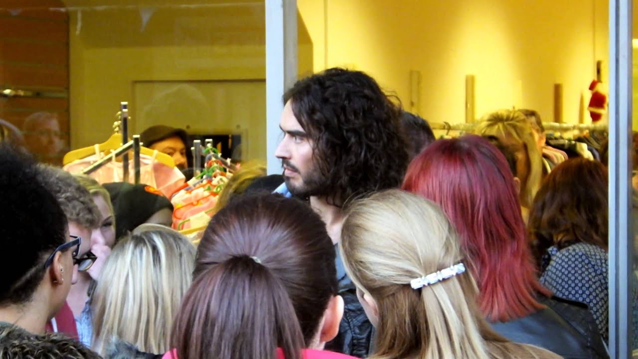 russell brand opening thurrock mind in grays thurrock 21st oct 2013 ...