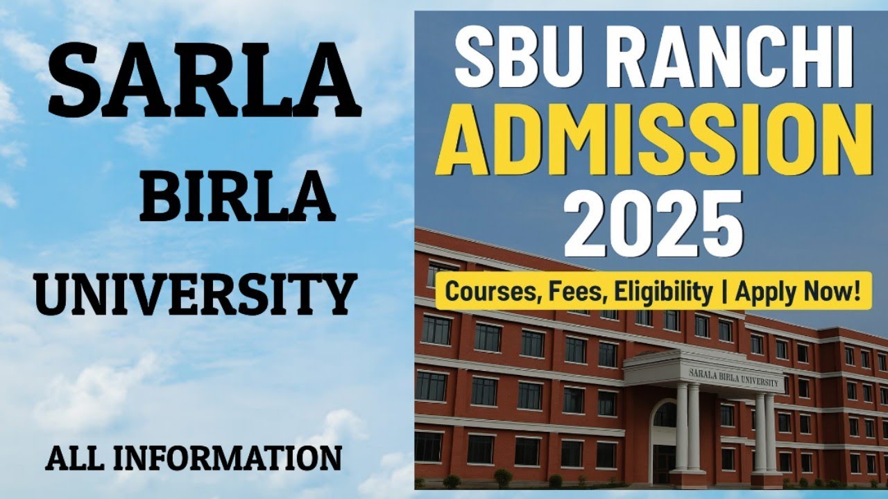 🎓 Sarla Birla University Admissions 2025 | Complete Guide 📚 - YouTube