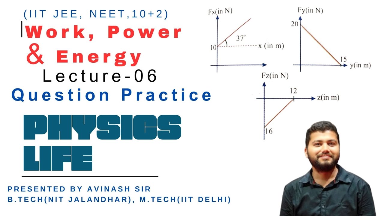 WORK POWER & ENERGY || Question Practice || JEE/NEET | Physics Life ...