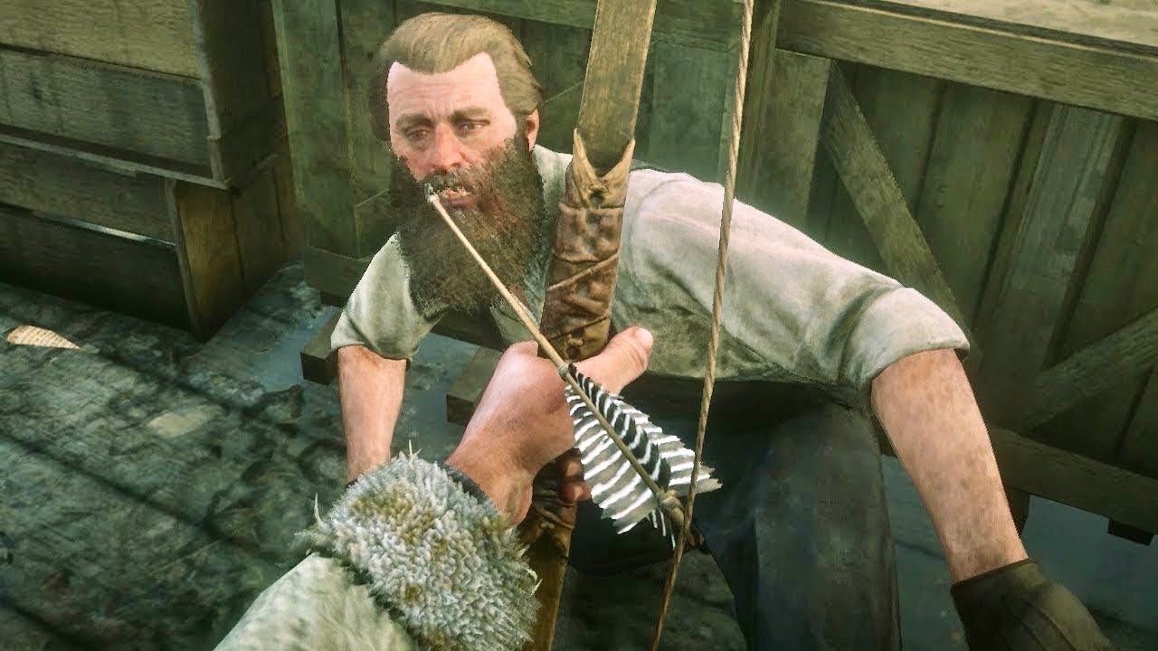 Red Dead Redemption 2 - Bow Gameplay Vol.3 (Euphoria Ragdolls) - YouTube