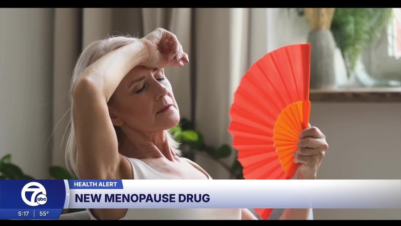 FDA approves new nonhormonal menopause drug that targets hot flashes ...