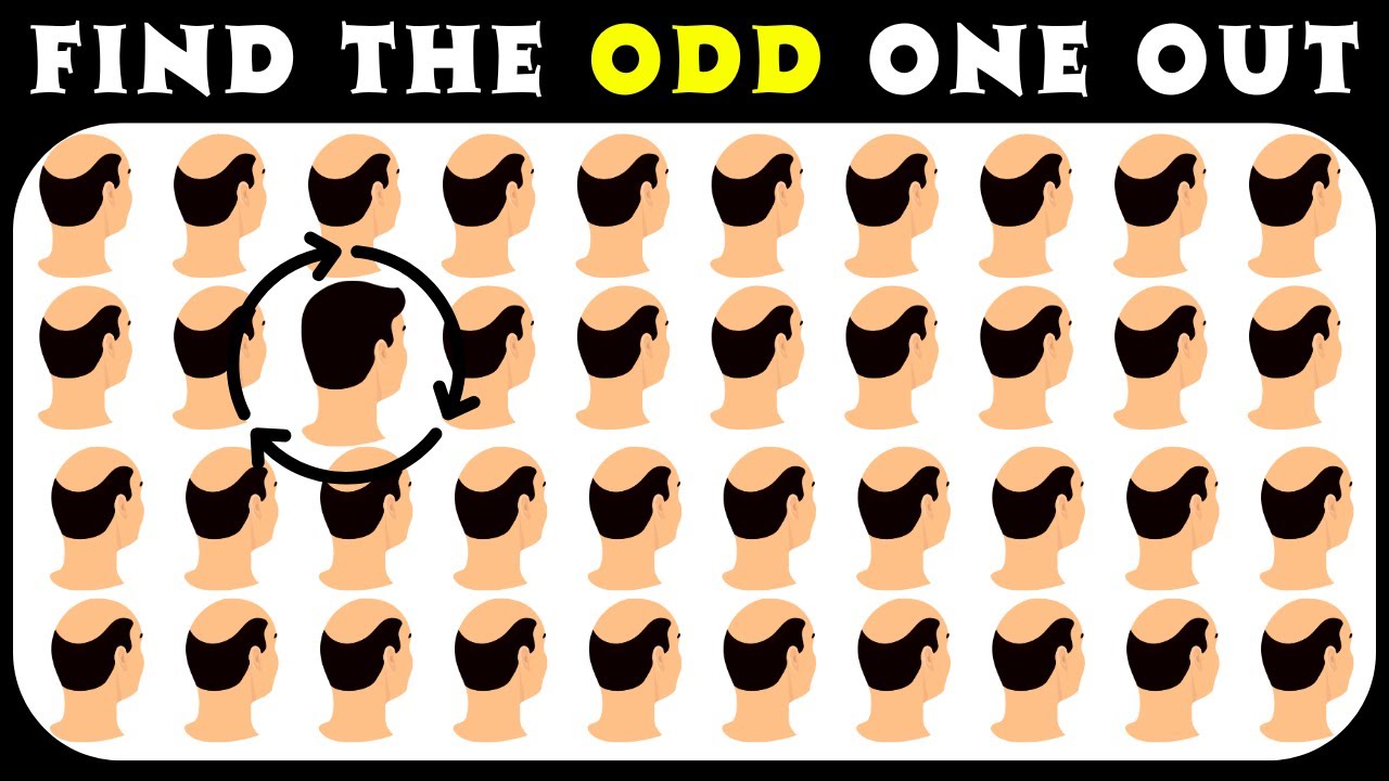 Find the Odd One Out in 15 seconds [Easy, Medium, Hard, Impossible] 3d ...
