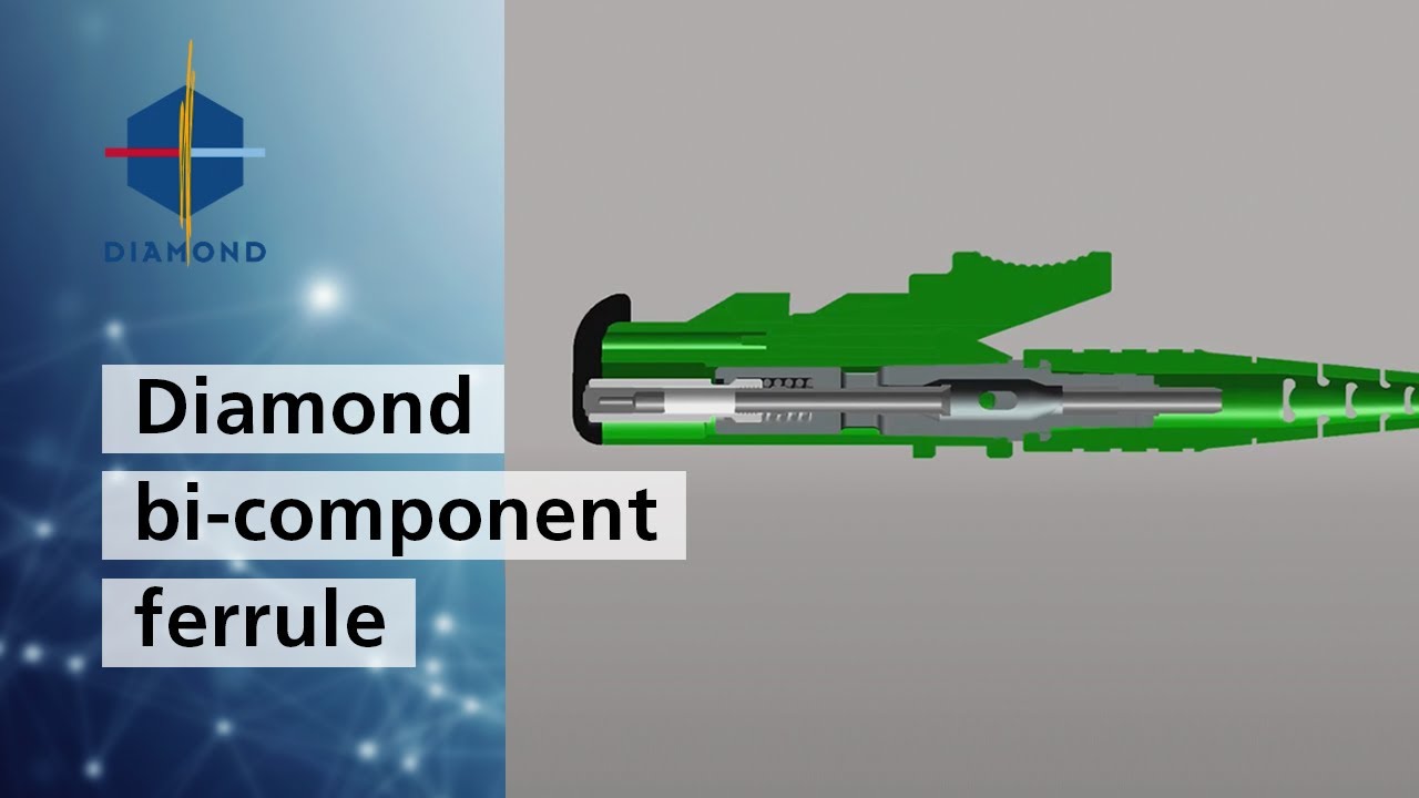 Production of DIAMOND fiber optic bi-component ferrule - YouTube