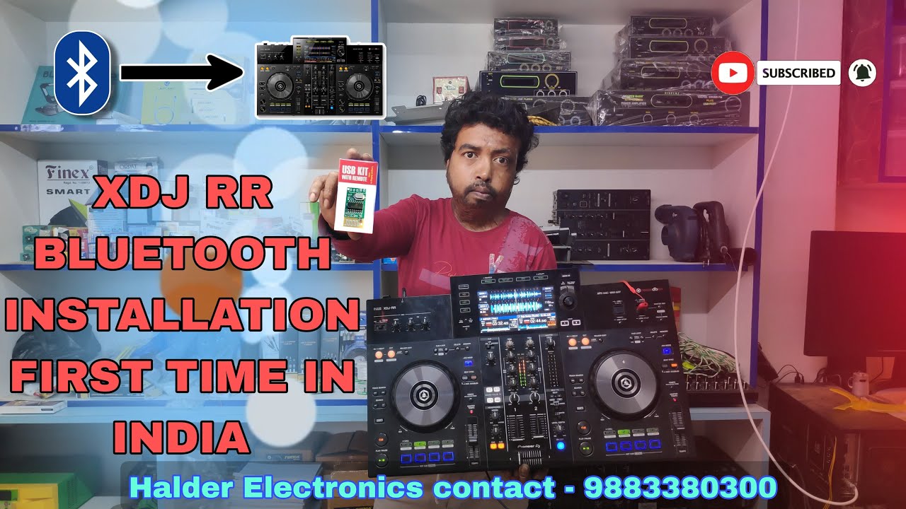 Bluetooth Install Pioneer XDJ RR First Time In India | Halder ...