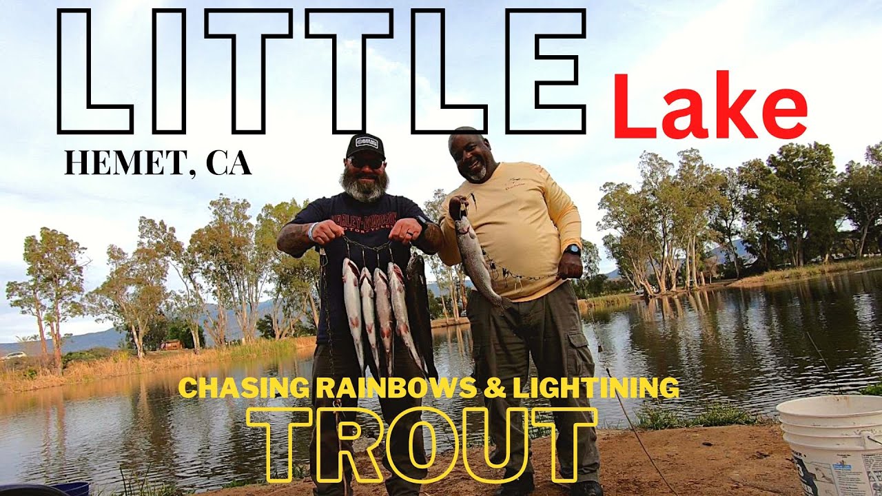 Trout Fishing At Little Lake, Hemet Ca. - YouTube