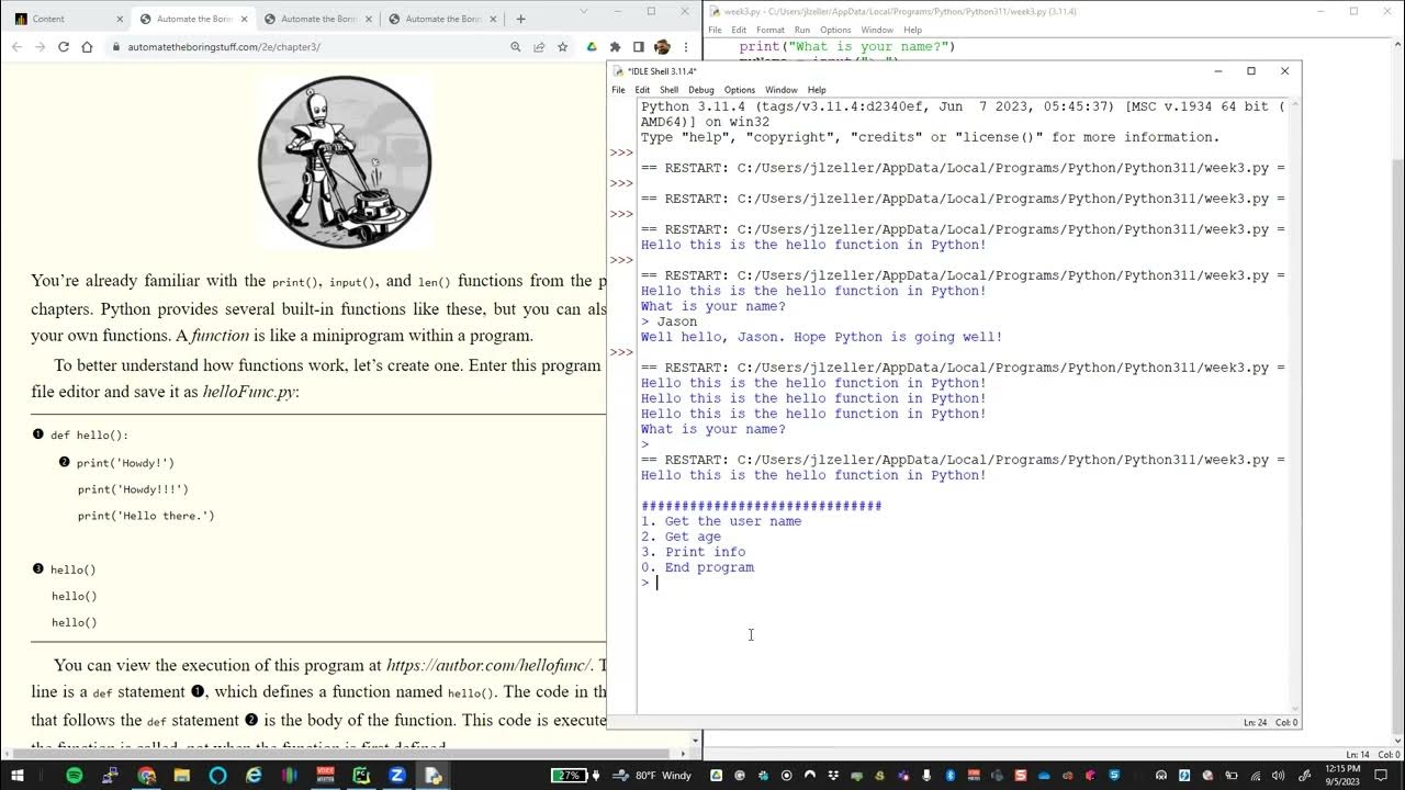 INF360 - Functions - YouTube