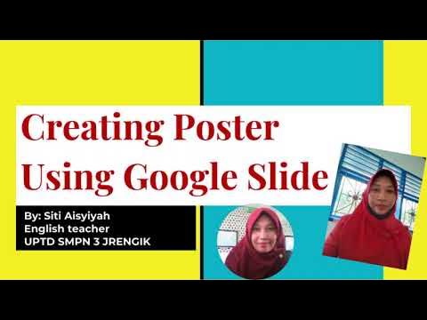 Tugas Akhir Pembatik Level 2 2024: Creating poster using Google Slide - YouTube