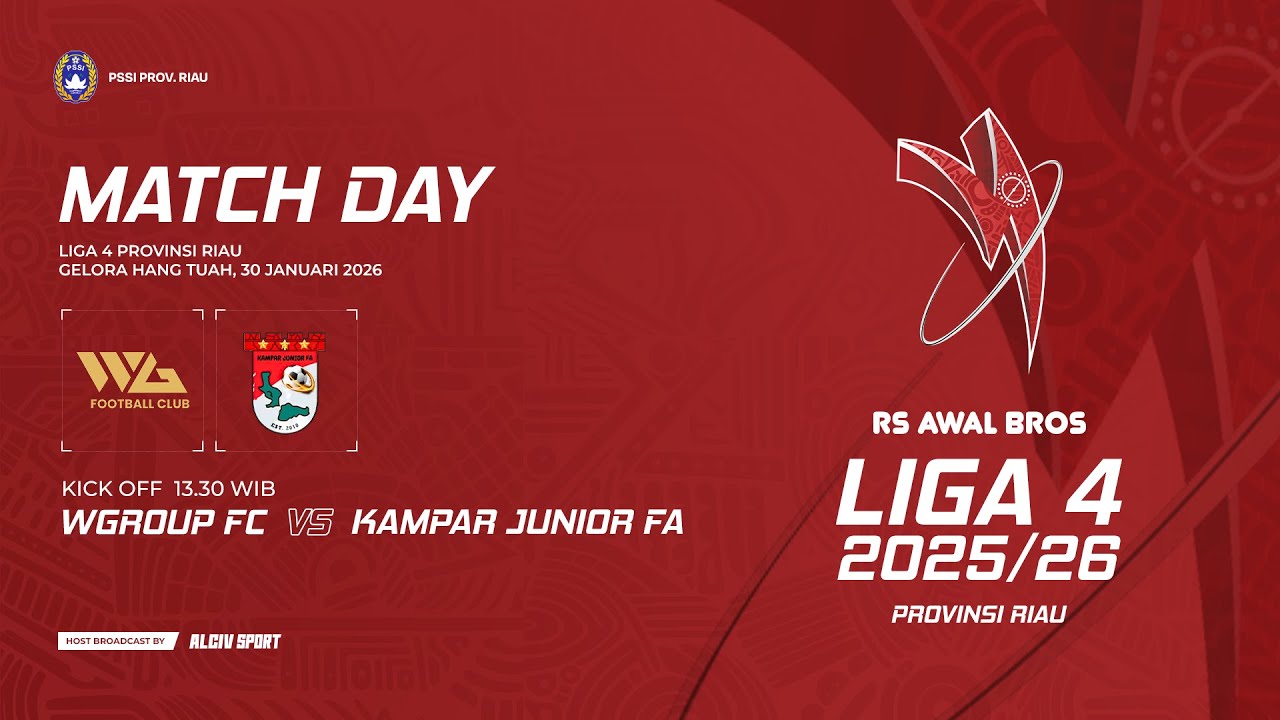 WGROUP FC VS KAMPAR JUNIOR FA I GRUP A BABAK PENDAHULUAN RS AWAL BROS ...