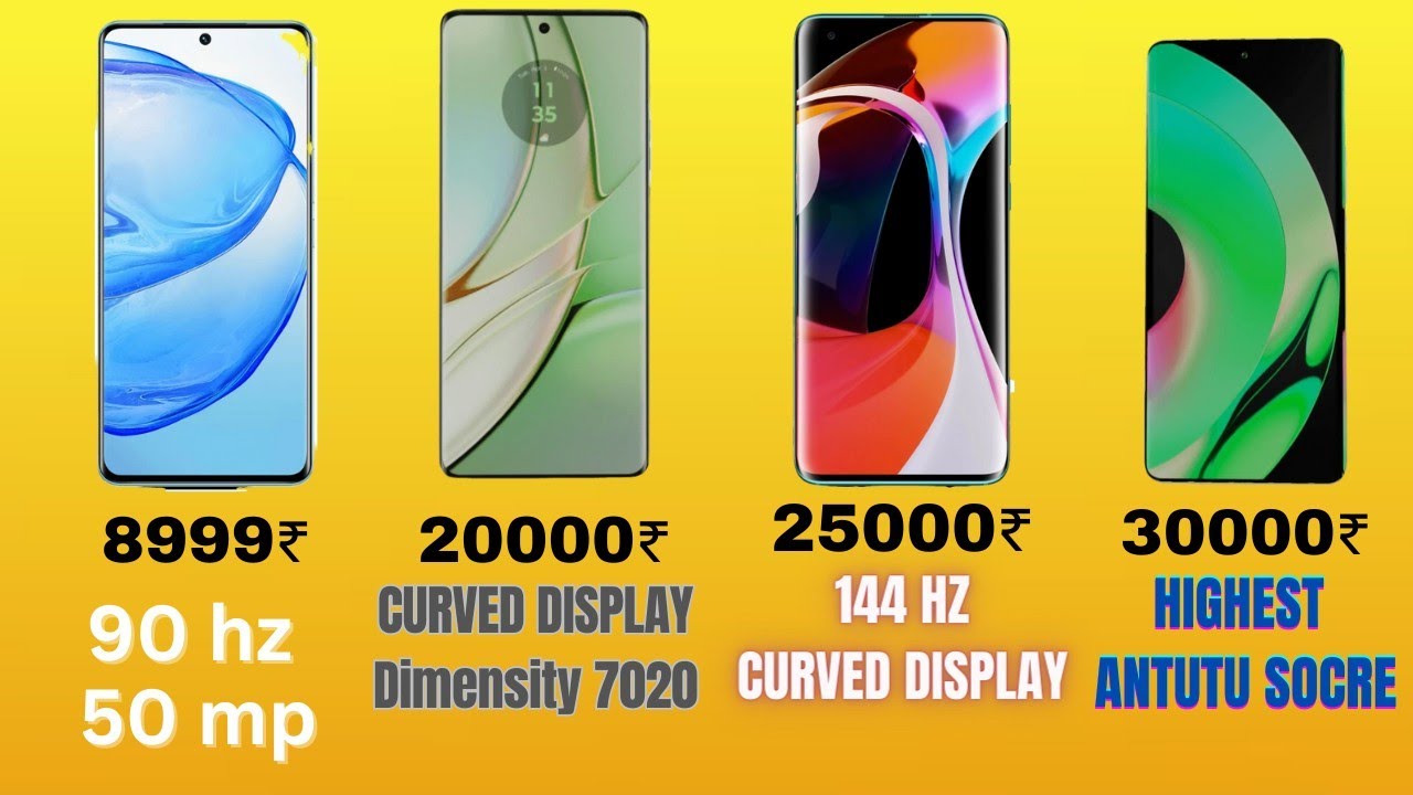 4 best phones in the prize segment June 2023 - YouTube