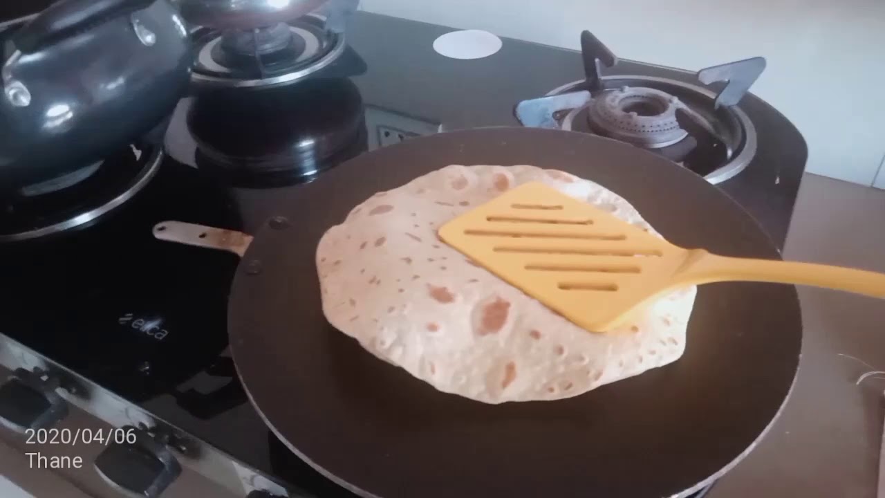 Perfect puffed up chapati - YouTube