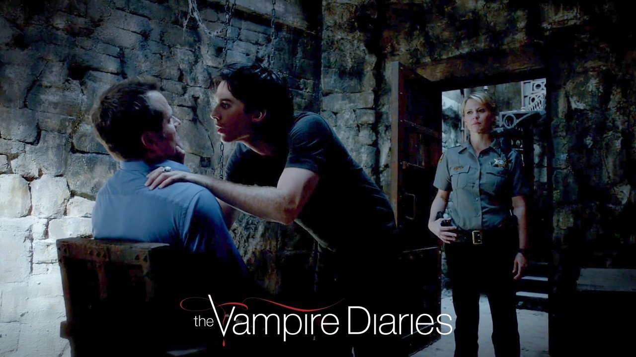 Caroline Saves Her Dad from Damon | The Vampire Diaries - YouTube