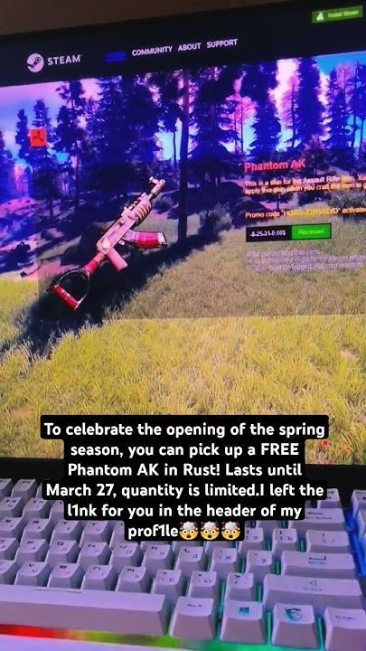 GET YOUR PHANTOM AK🤯🤯🤯#rust #rustclips #rustgame #rustgameplay #rustraid #rustpvp #rustsolo ...