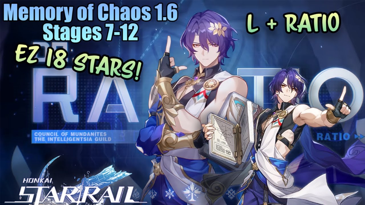 HSR 1.6 New Memory of Chaos Stages 7-12 ft. Dr Ratio Debut (18 Stars ...