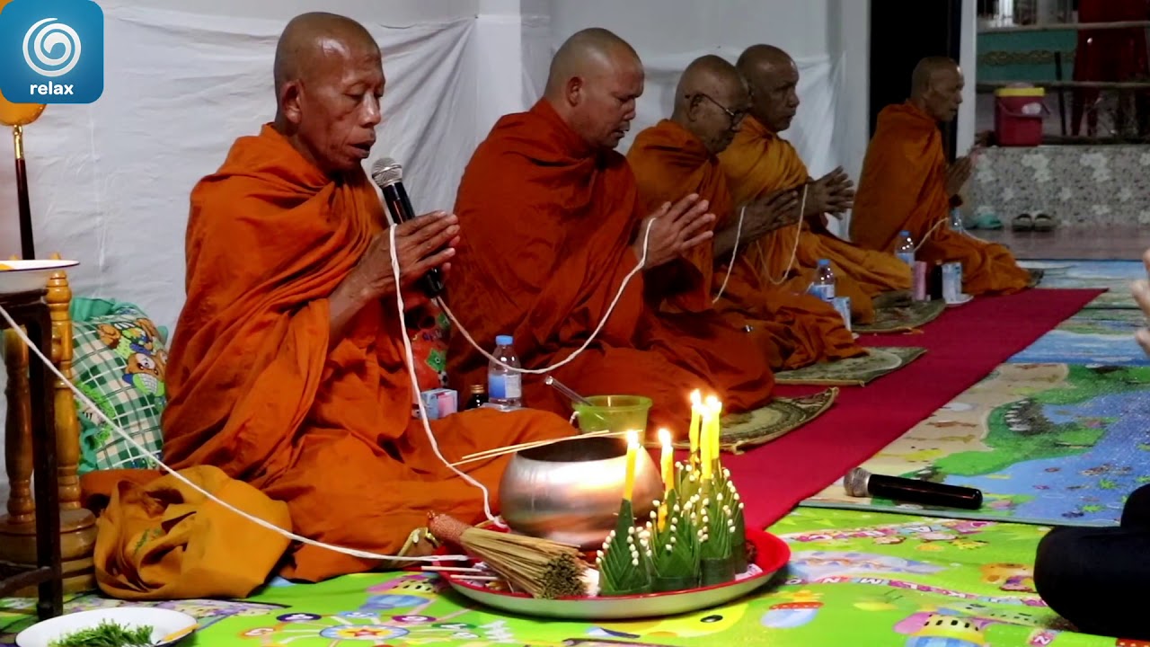 Real Thai Monks Chanting Healing Mantra Buddhist Meditation Music for ...