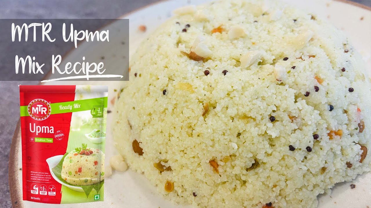 MTR Upma Mix | Upma MTR | Upma Recipe - YouTube