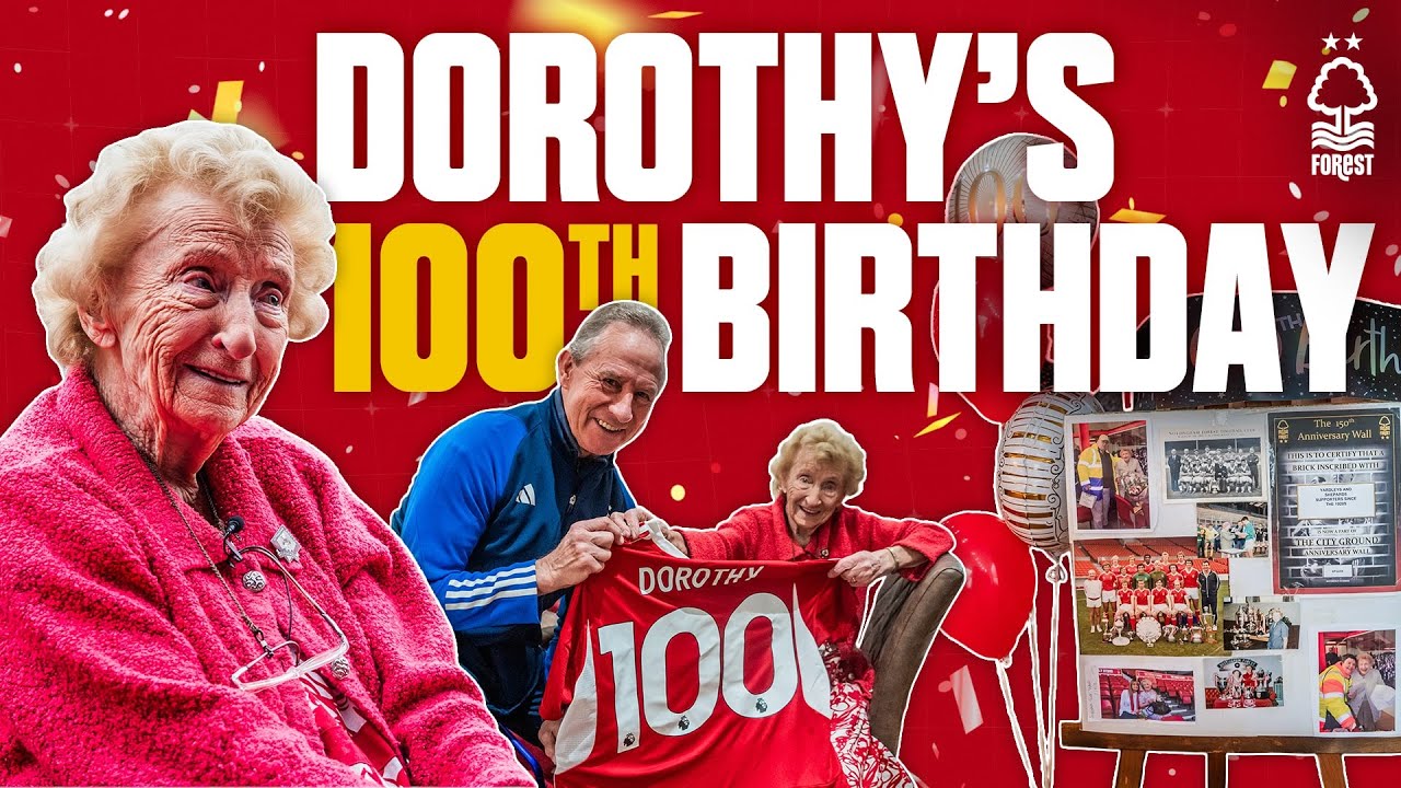 🎂NOTTINGHAM FOREST'S ELDEST SEASON CARD HOLDER CELEBRATES 100TH ...