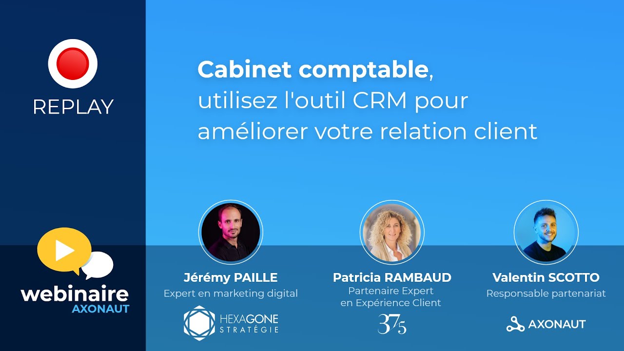 Cabinet comptable, utilisez l'outil CRM pour améliorer votre relation client - YouTube
