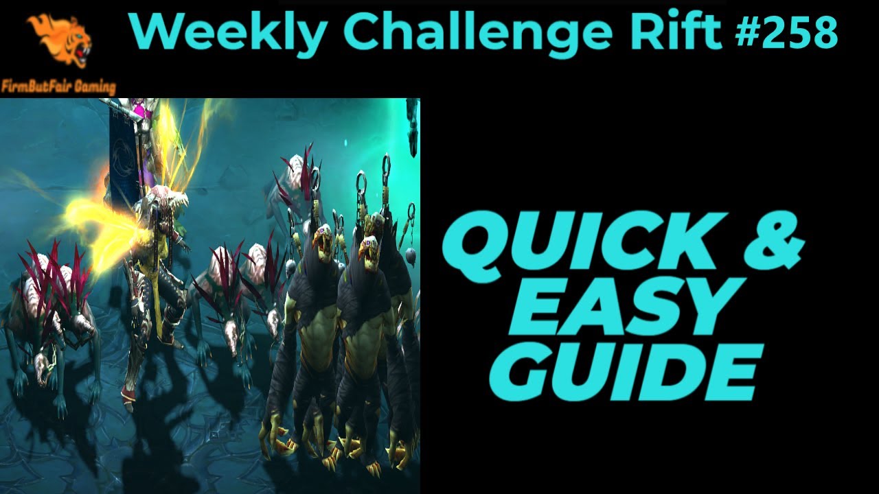 Diablo 3: NA Challenge Rift #258 - Quick & Easy Guide - Maps ...