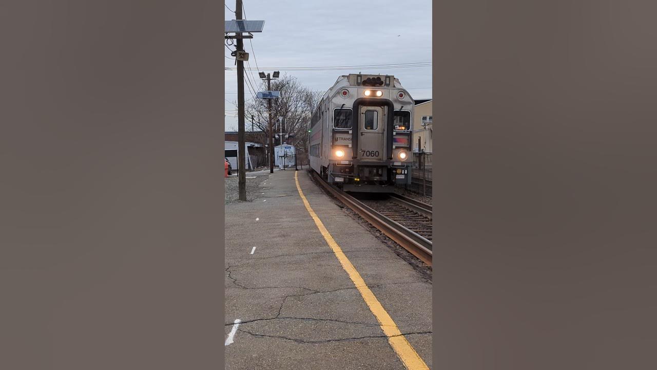 NJ Transit BCL Train #1178 (Multilevel ll Cab Car #7060) Passing Garfield With Multiple 14L's ...
