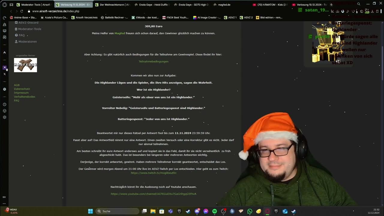 Verlosung 11.12.2024 - Enola Gaye Set von Magfed - YouTube