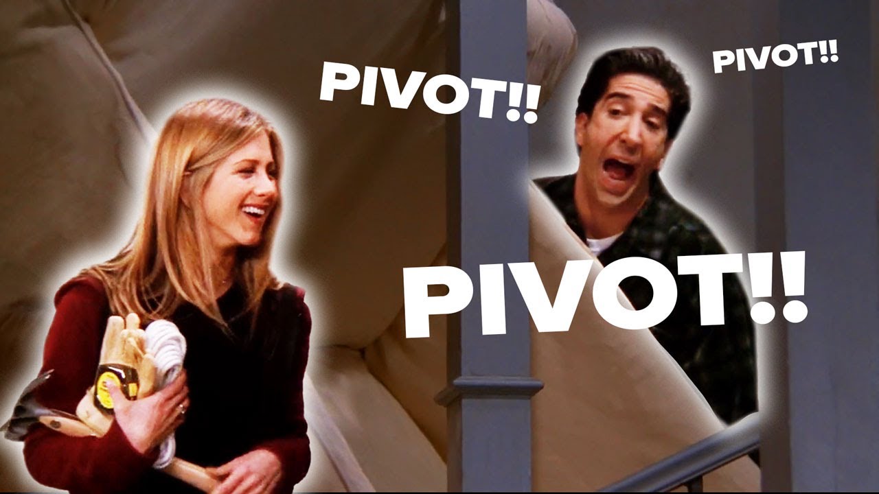 Learn English with TV shows: FRIENDS - Ross Says Pivot??? - YouTube