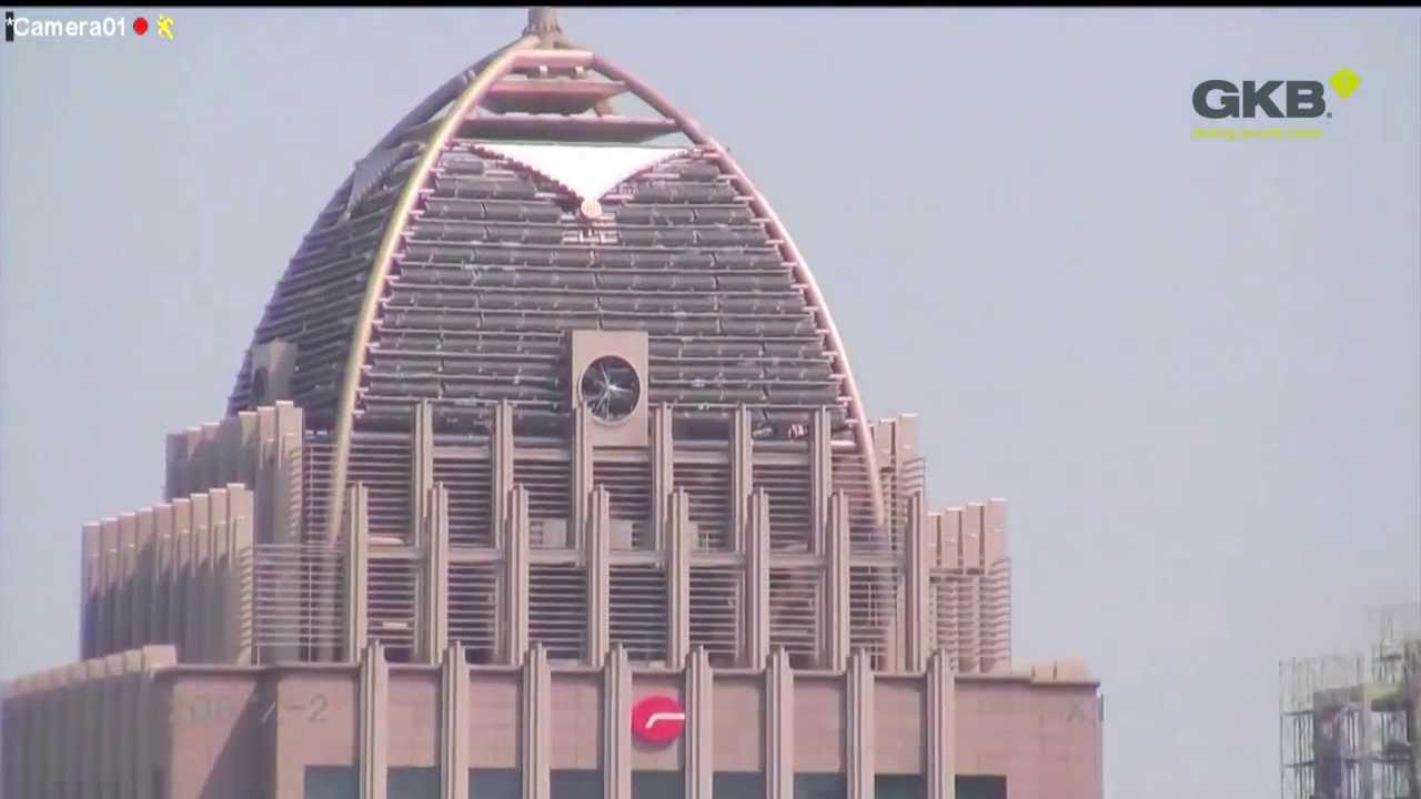 GKB Unveils Unprecedented HD-SDI Speed Dome Style Camera - YouTube